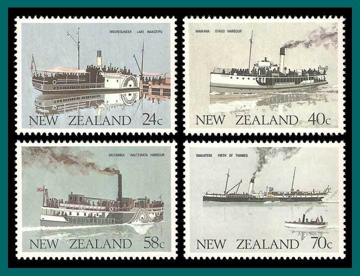 New Zealand 1984 Ferry Boats, MNH #795-798,SG1332-SG1335 | Australia ...