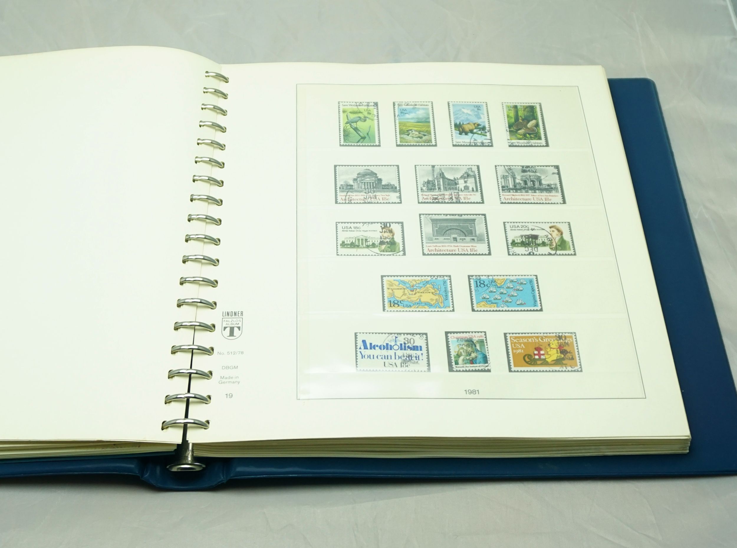 Lindner USA Postage Stamp Booklet Collection in 10 Hingeless Albums up ...