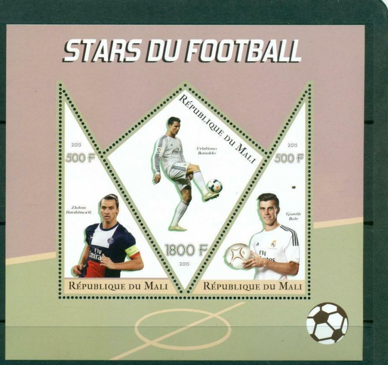 2015 Football Stars 3 Values Sport Ibrahimovic Cristiano Ronaldo Gareth ...