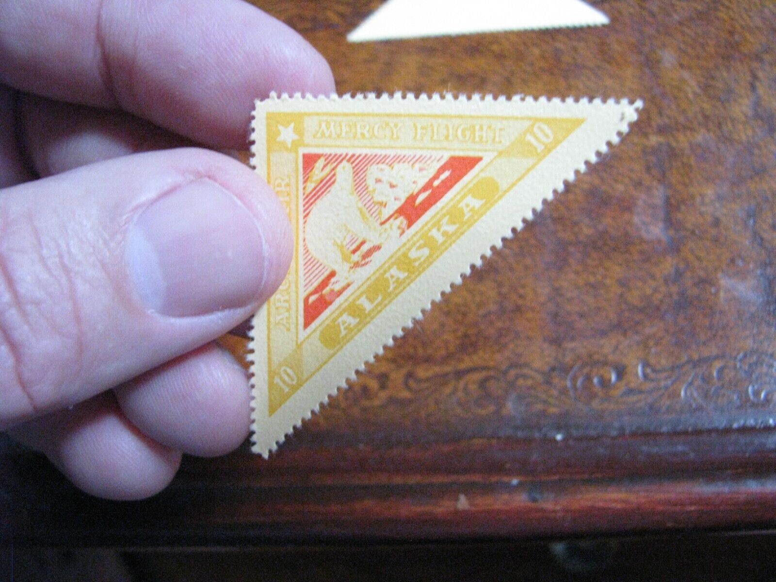 Alaska Arctic Air Mercy Flight Triangle Stamps - Thick Paper ...
