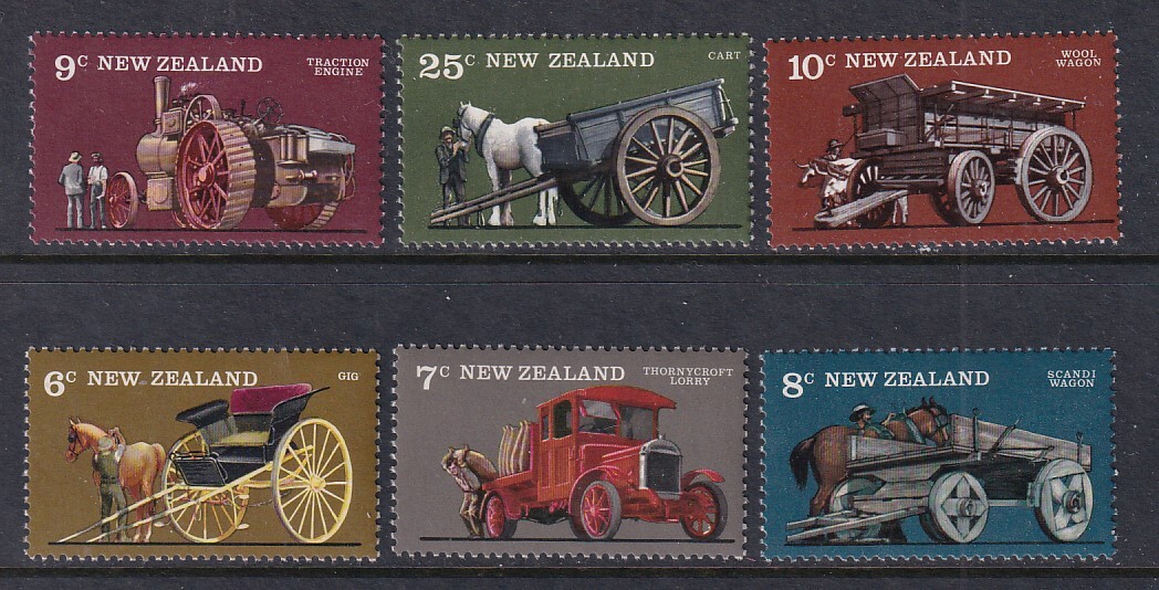 New Zealand 598-603 Fire Engines MNH VF | Australia & Oceania - New ...