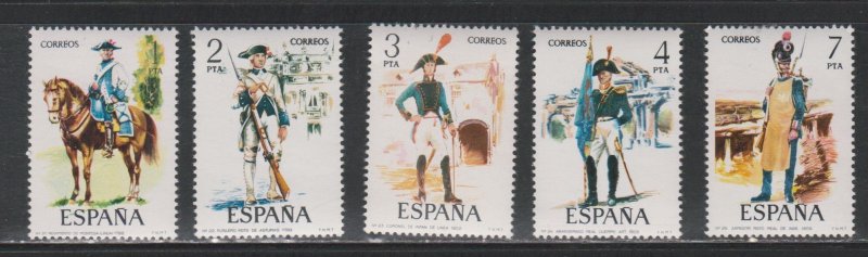 Spain # 1902-1906, Military Uniforms, Mint NH | Europe - Spain ...