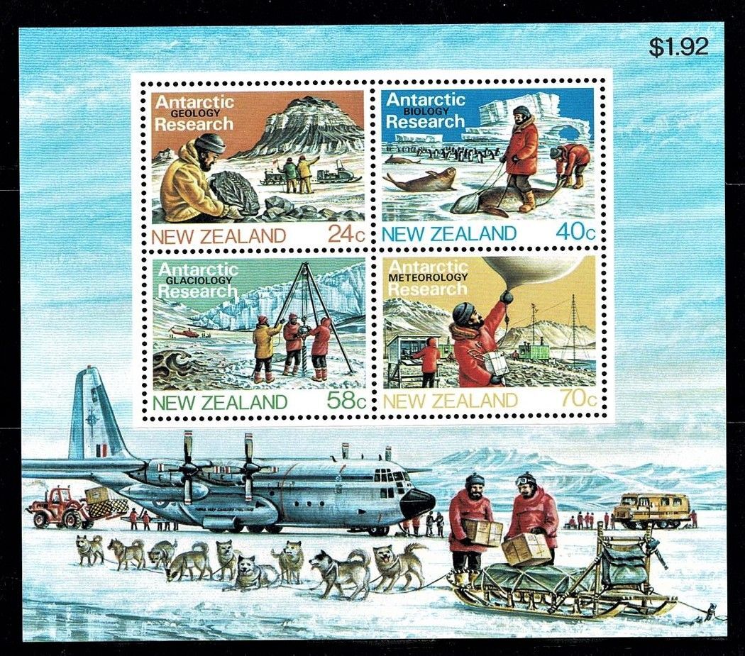 New Zealand 1984 Antarctic Research Minisheet MNH | Australia & Oceania ...