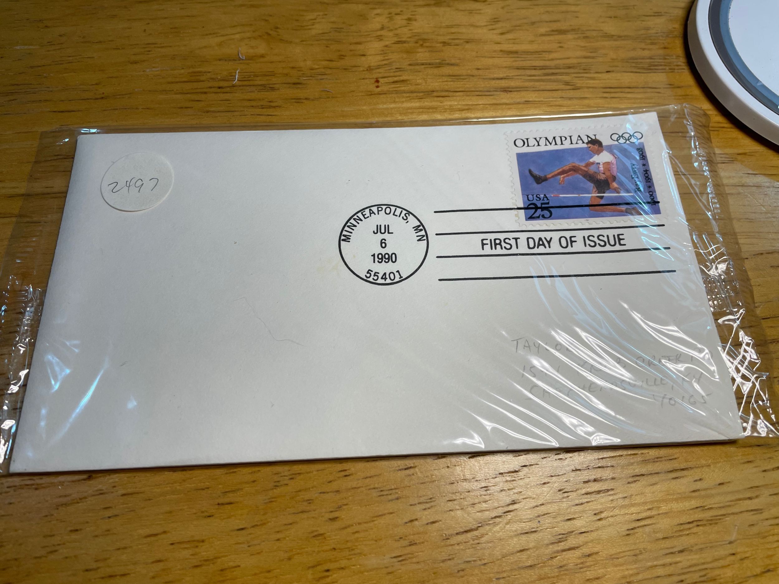 FDC of US stamp Scott number 2497 Olympian Ray Ewry | United States ...