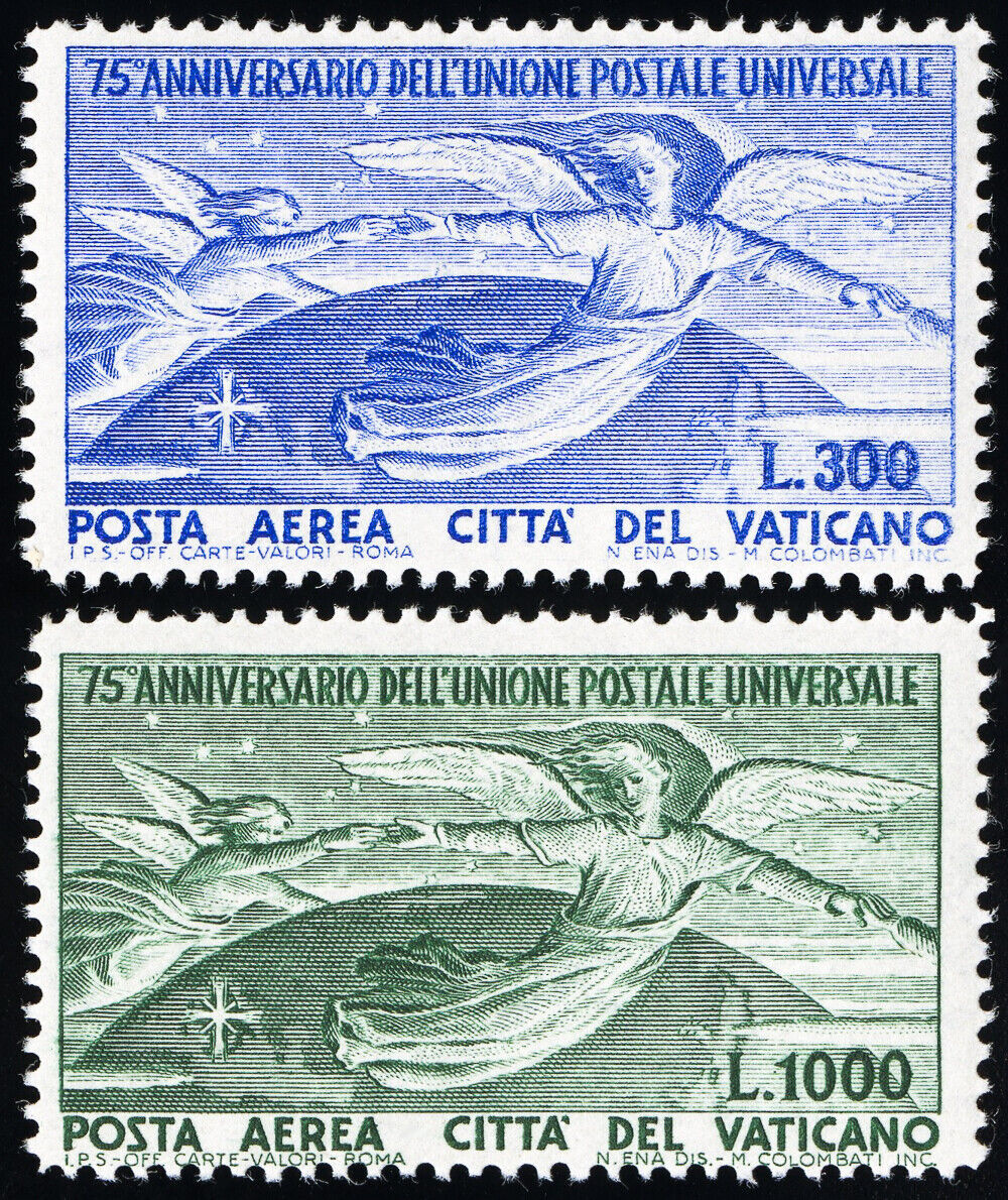 Vatican Stamps # C18-19 MNH VF Scott Value $180.00 | Europe - Vatican ...