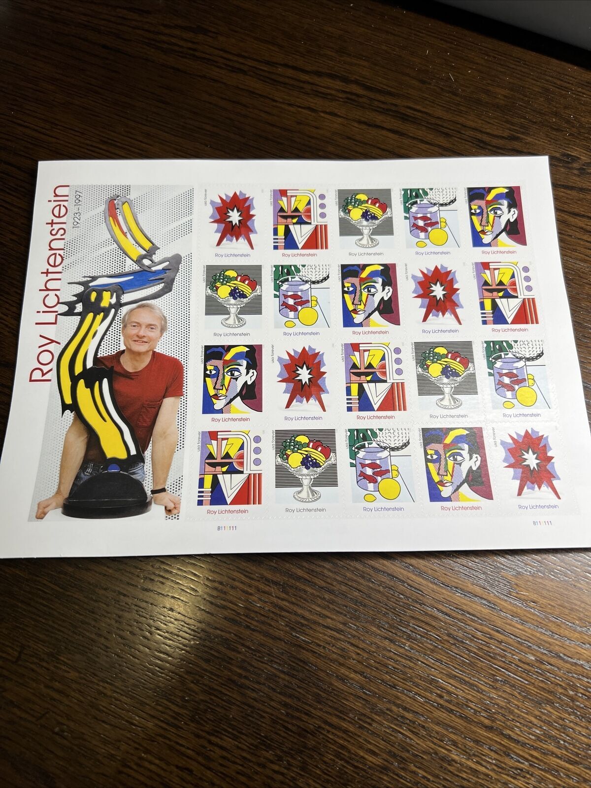 Scott#5793-5797 Roy Lichtenstein forever sheet (20 stamps) MNH 2023-US ...