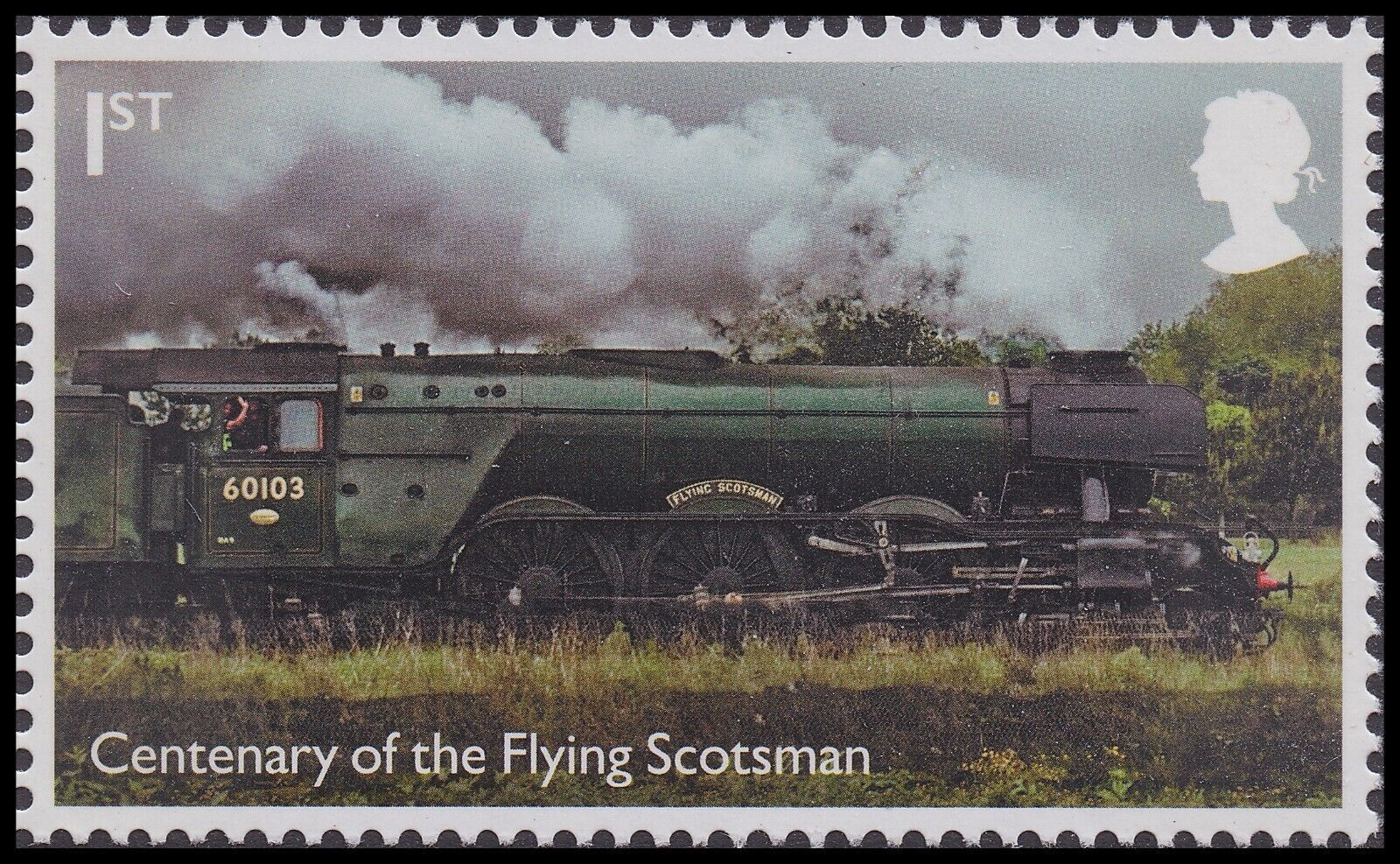 GB 4786 Flying Scotsman At Blyth Northumberland 2016 1st single MNH ...