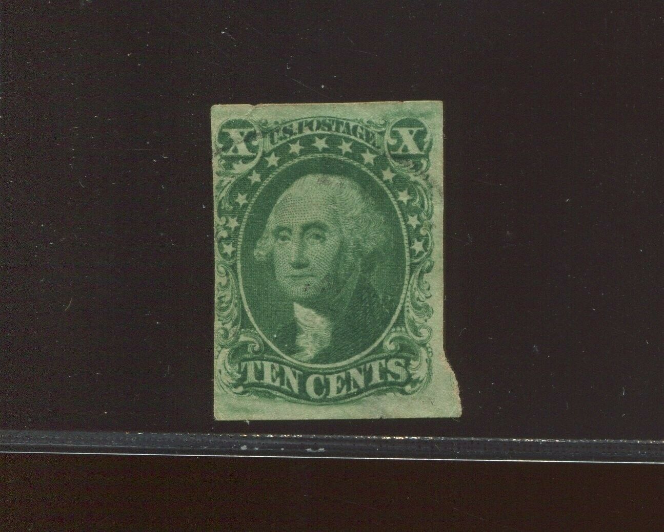 16 Washington Imperf Used Stamp with PSAG Cert (Bz 712) | United States ...