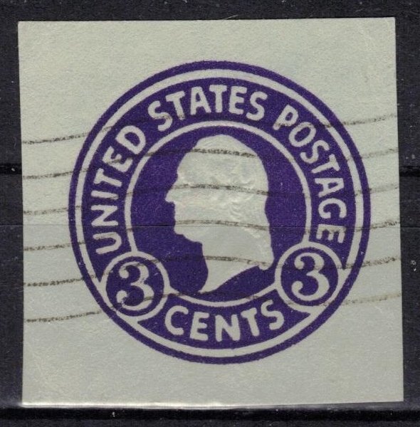USA - Cut Corner - Scott U438 | United States, Postal Stationery Stamp ...