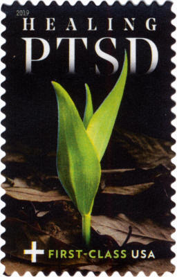 B7 Healing PTSD P111 LR Plate Block | United States, Semi-Postal Stamp ...