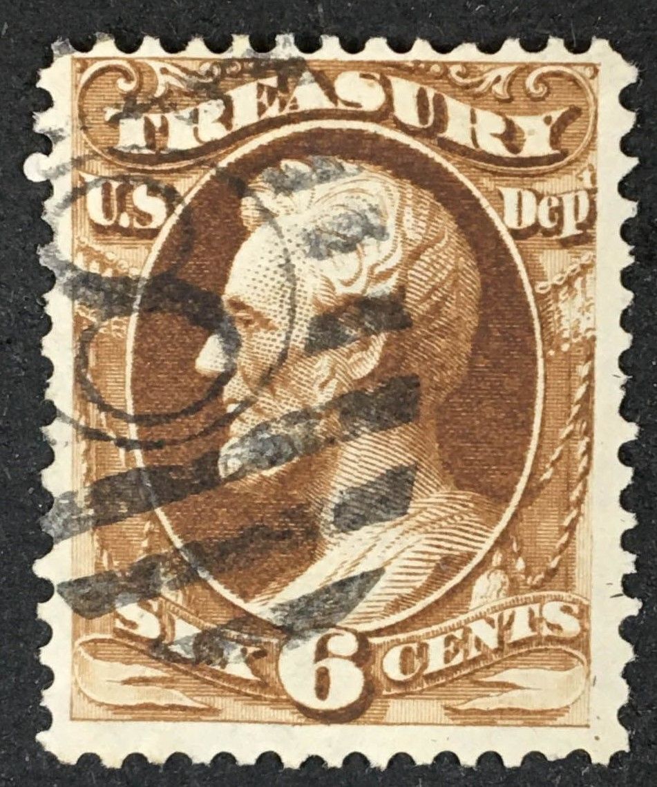 O75 6c Lincoln Official Treasury USED | United States, Officials Stamp ...