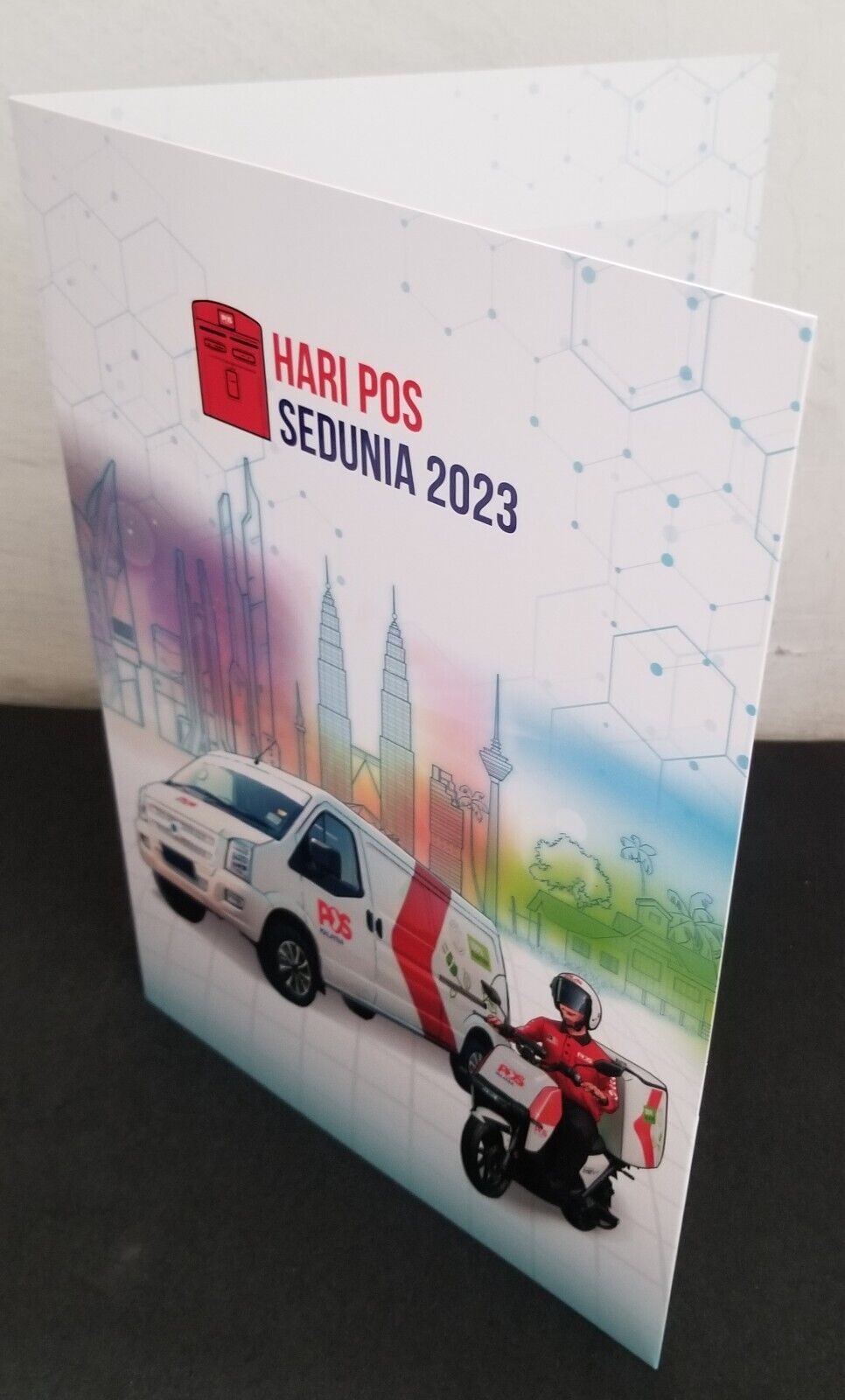 Malaysia World Post Day 2023 Postman Motorcycle Postbox Postal Vehicle ...