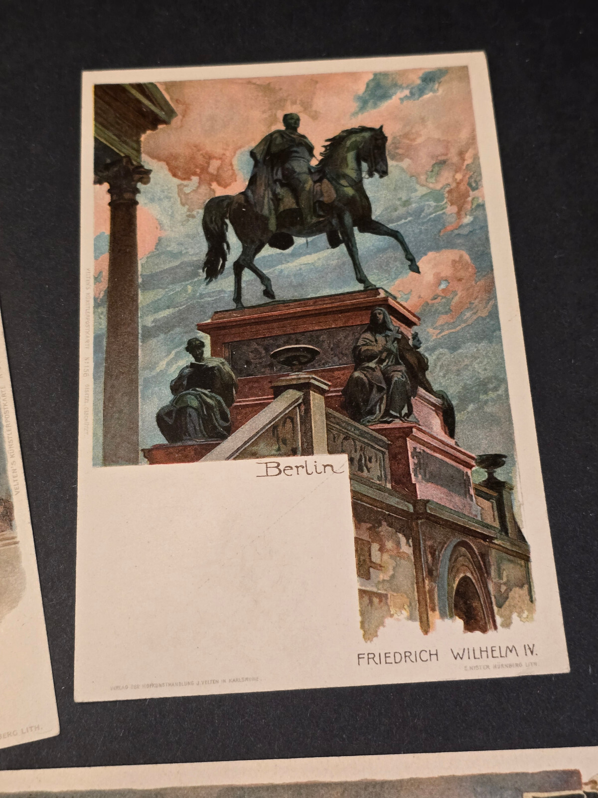 DEUTSCHE REICHSPOST BERLIN Art Antique German Postcard Collection x 6 ...
