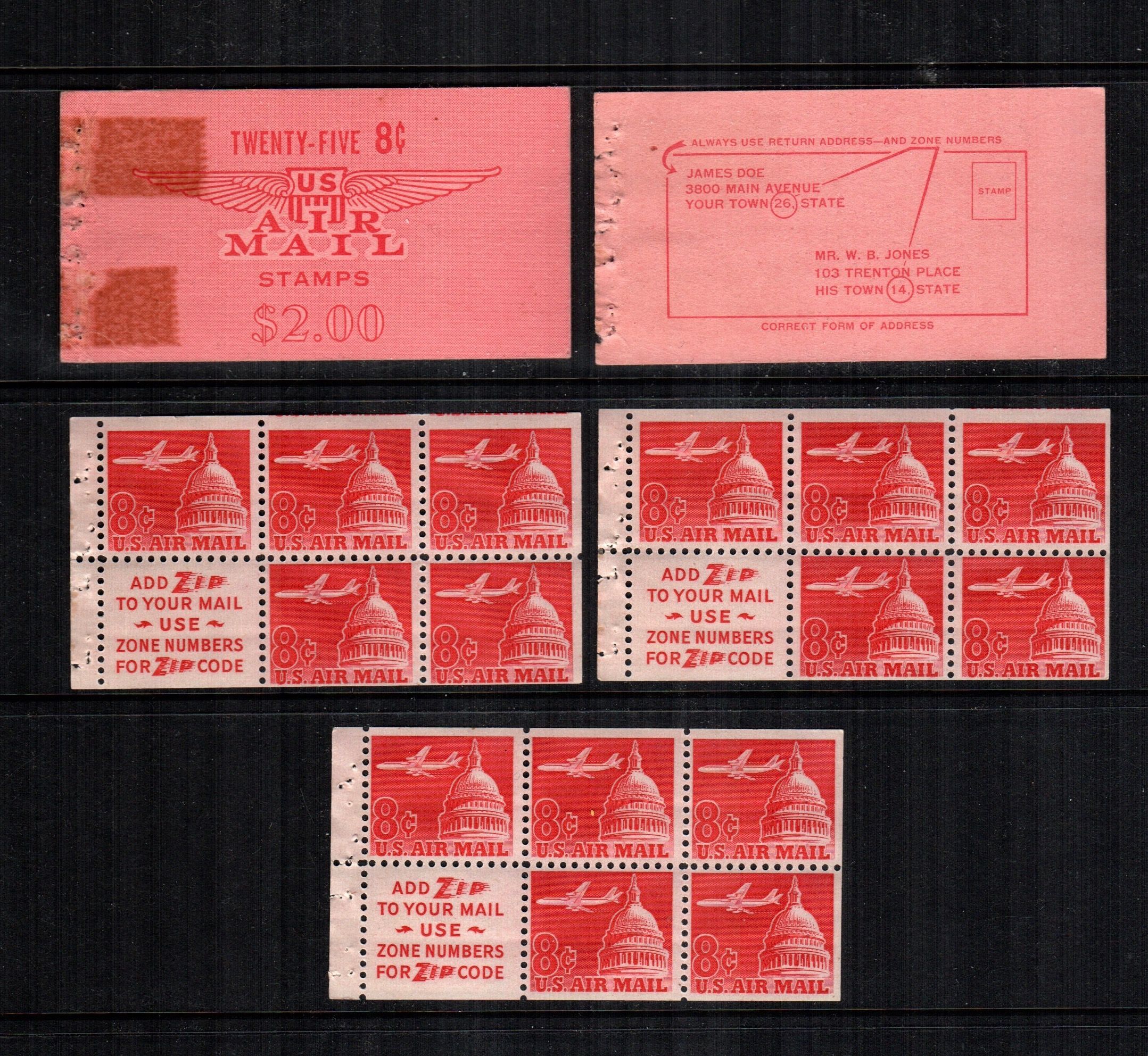 US C64B exploded book MNH | United States, Air Mail Stamp / HipStamp