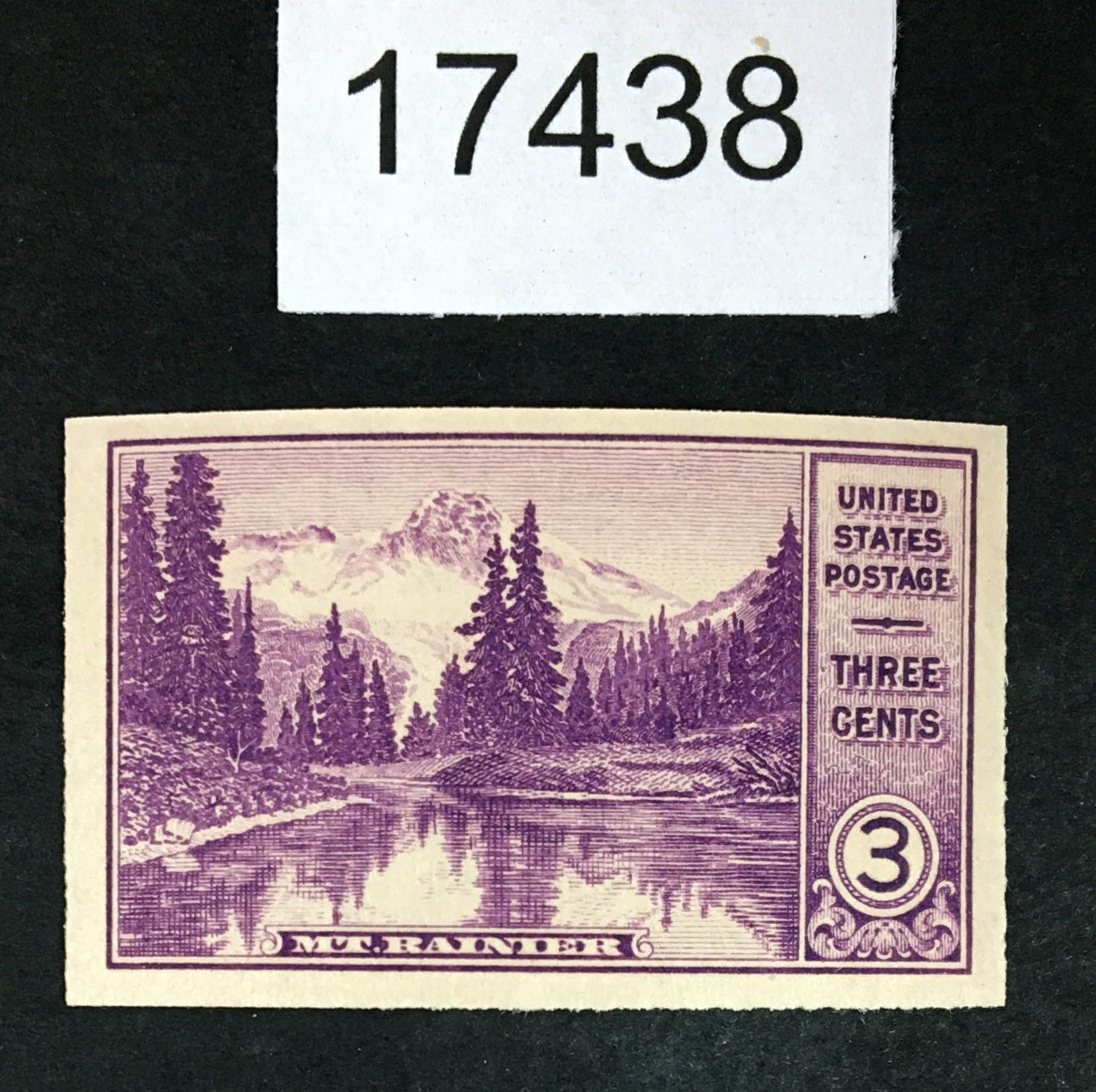 US Stamps # 758 Imperf Mint With Original GUM NH VF Post Office Fresh ...