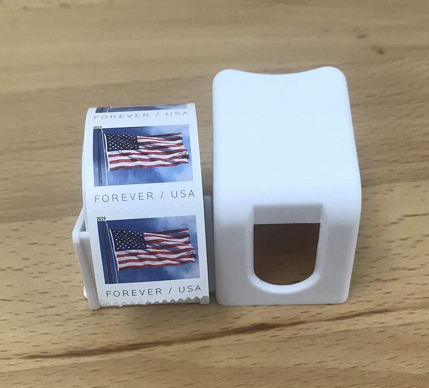 Stamp Roll Dispenser Postage For US Flag Roll Coil Storage Container ...