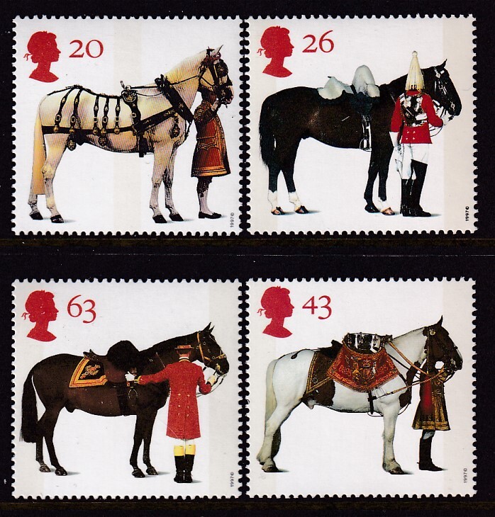 Great Britain 1763-1766 Horses MNH VF | Great Britain, General Issue ...