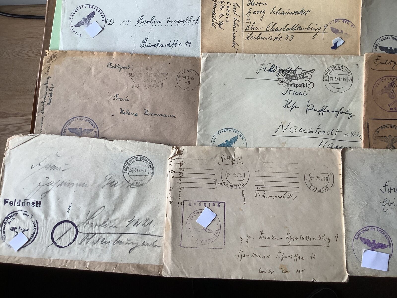 Germany WW1 & 2 military postal service 18 items Ref A1016 | Europe ...
