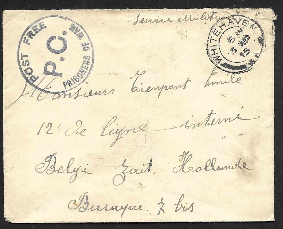 UK 1915 Censored Cover Whitehaven to POW in Holland | Worldwide - Other ...