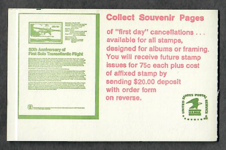 BK134 Rose Booklet - 2 panes of 1737a with green bar | United States ...