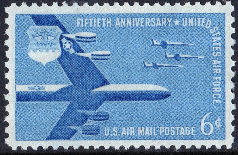 SC#C49 6¢ Air Force Anniversary Single (1957) MNH | United States, Air ...