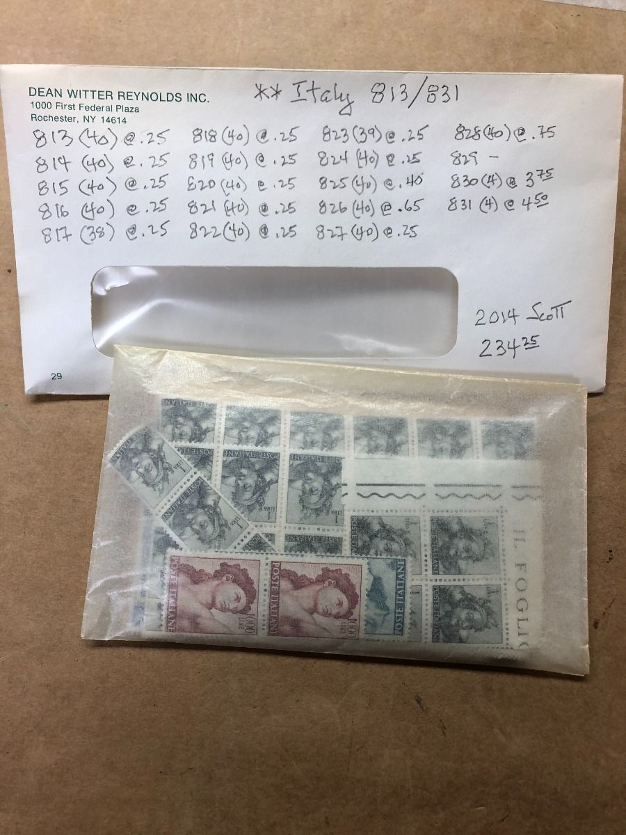 Italy – Mint & Used Stock Selection of Thousands – 419804 | Europe ...