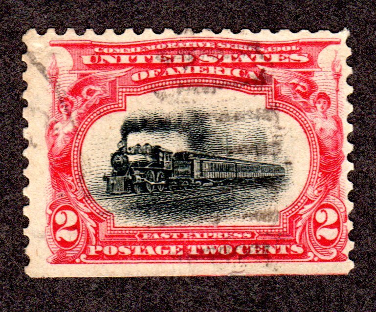 Scott # 295, used, 2c Pan-American. Cat = $1.00, Lot 220321 -06 ...