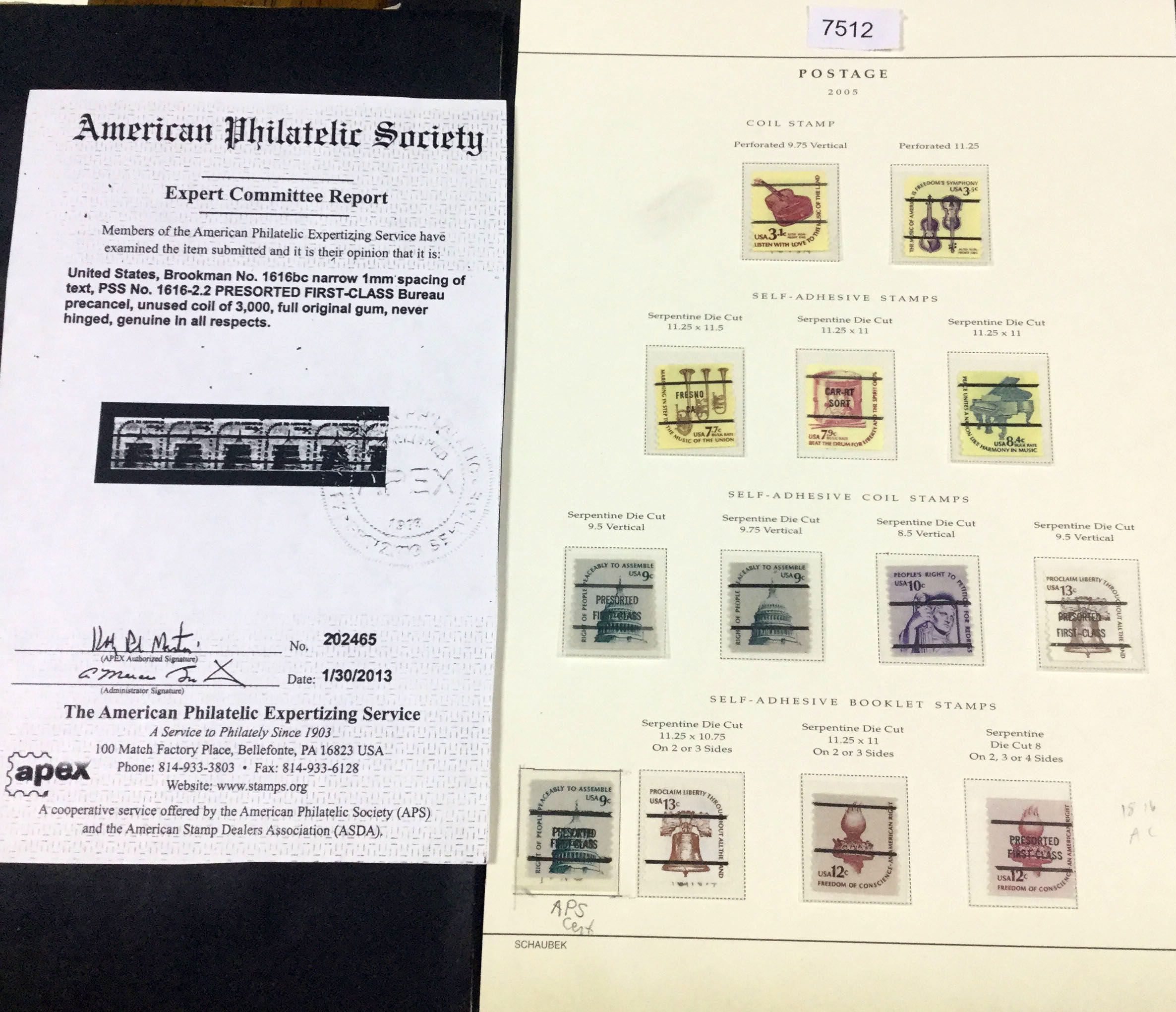 US Stamps 2005 Mint OG NH Collection **Aps Cert** LOT #7512 | United ...