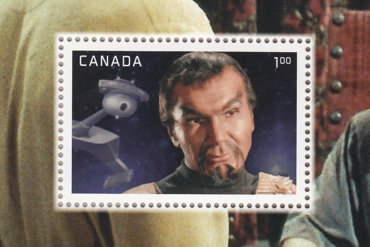 STAR TREK = COMMANDER KOR = Souvenir Sheet from PRESTIGE booklet MNH ...