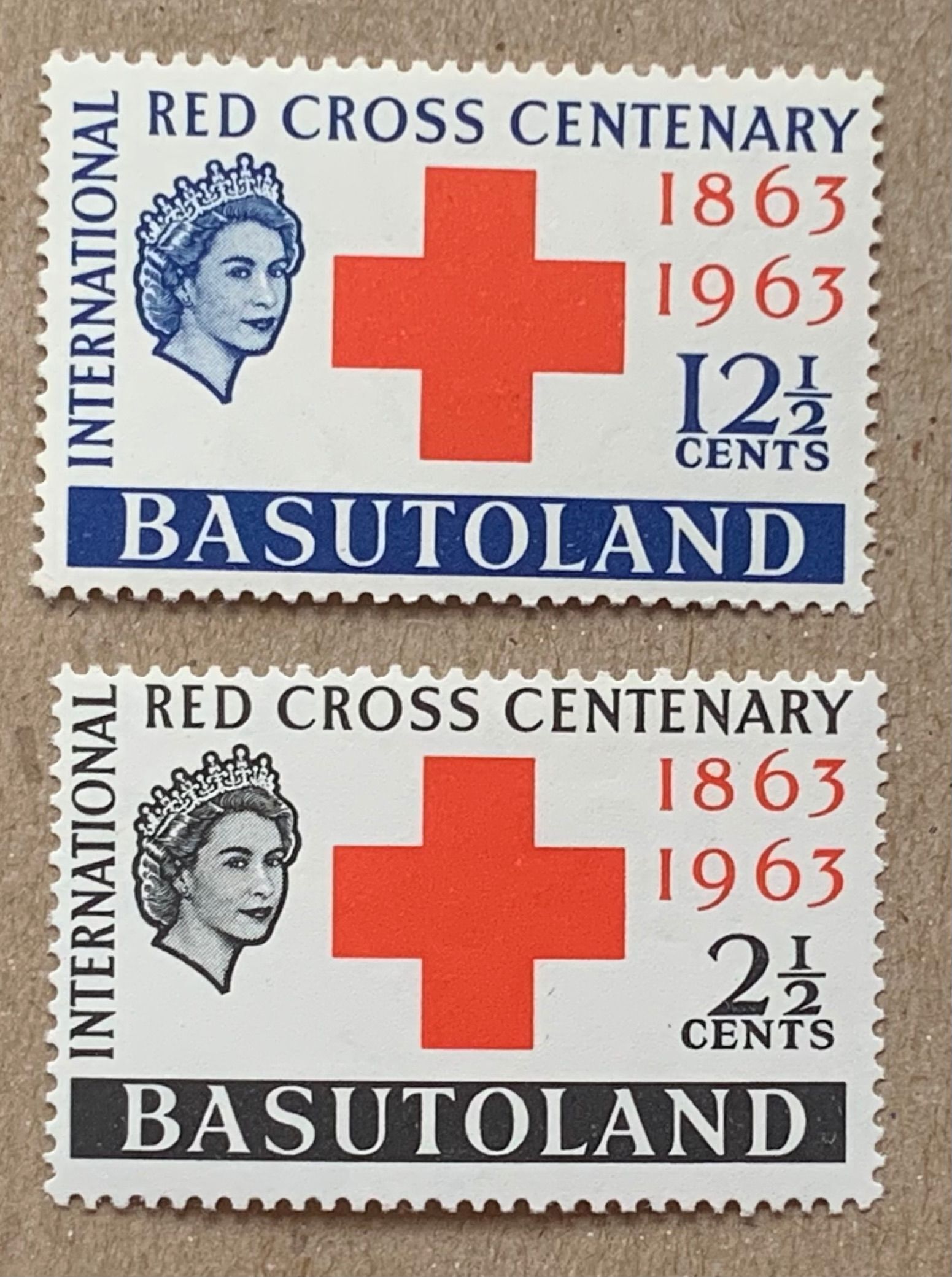Basutoland 1963 Red Cross, MNH. Scott 84-85, CV $1.20 | Africa ...