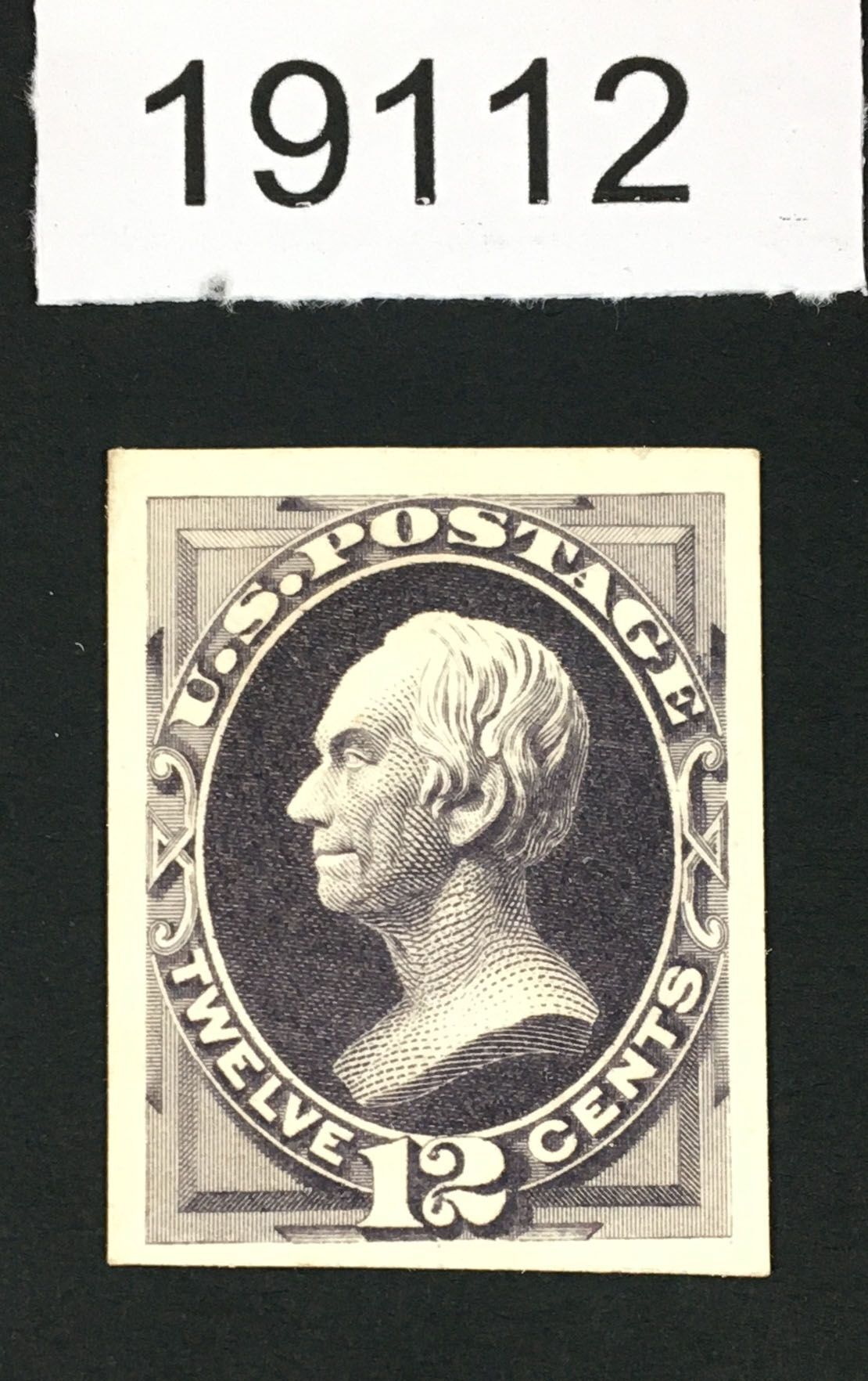 US Stamps # 162p4 Proof on Card LOT #19112 | United States, Back of ...