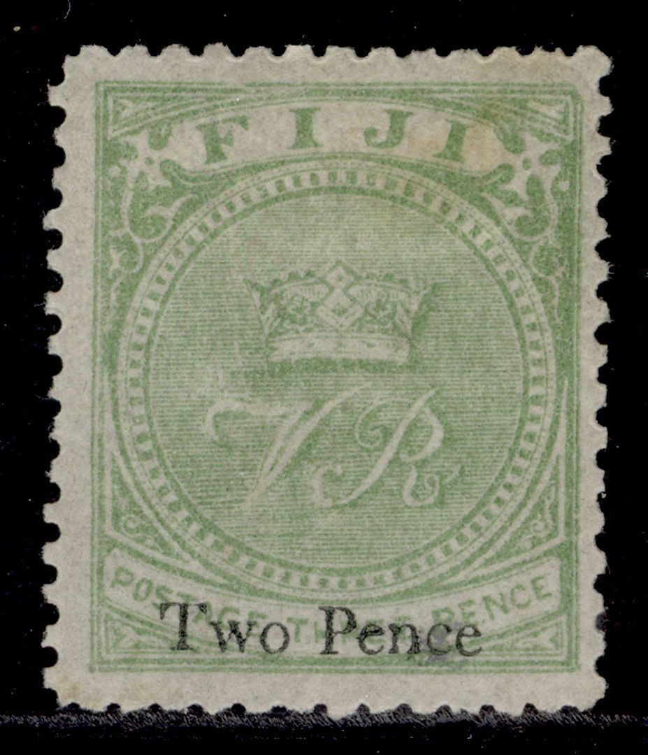FIJI QV SG36, 2d on 3d green, M MINT. Cat £14. | Australia & Oceania ...