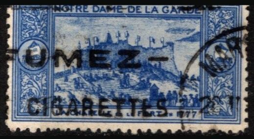 1930's France Poster Stamp Notre-Dame de la Garde Used Interesting ...