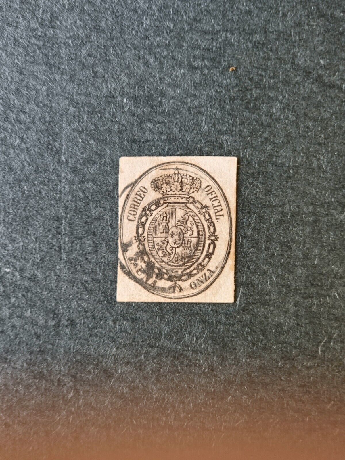 Spanish Stamps Queen Isabella 1855 Una Onza Spanish Colonies Stamps ...