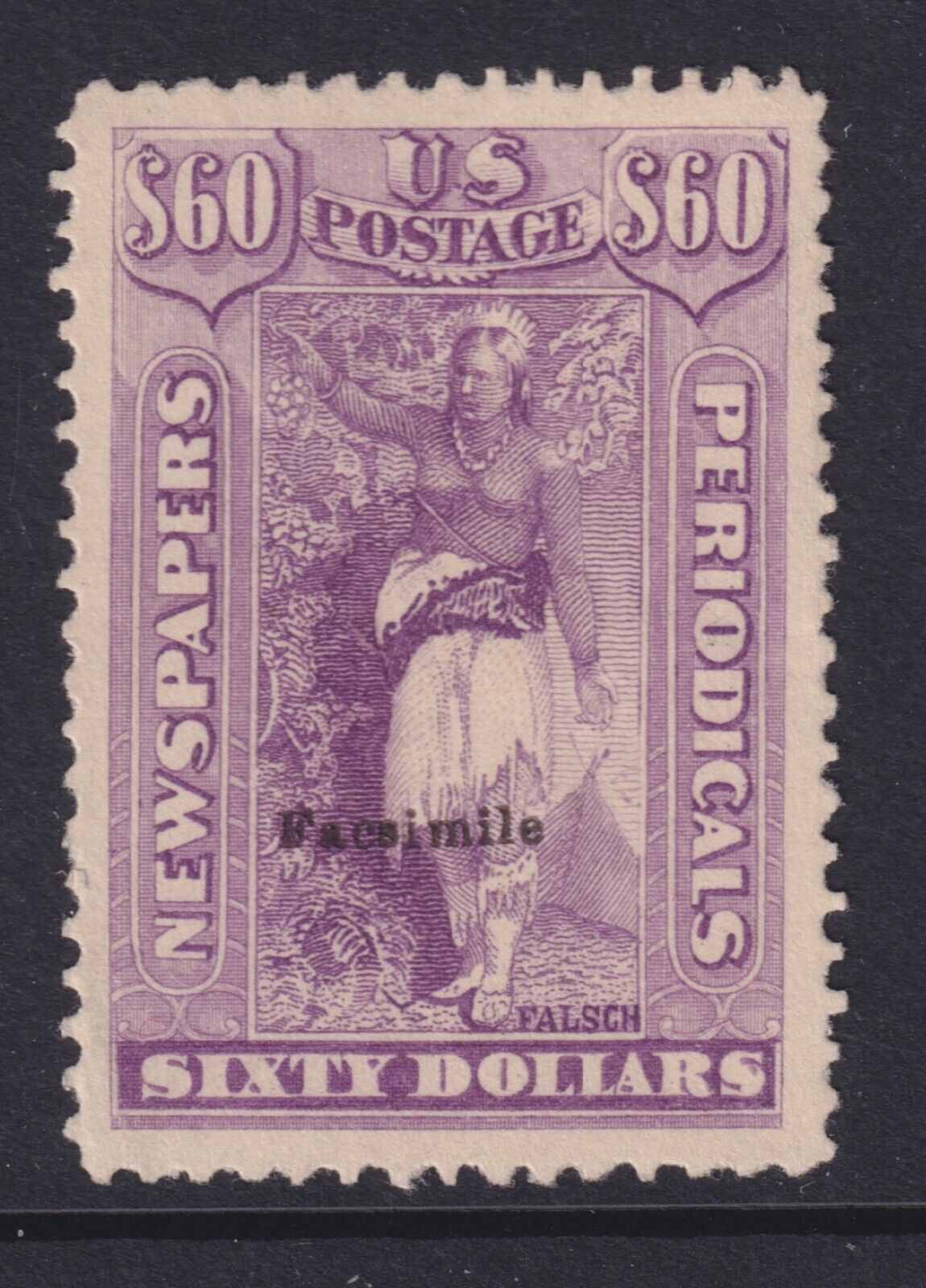 1875 Newspaper Facsimiles, Complete Set of 24, Type A, NG. "Facsimile ...