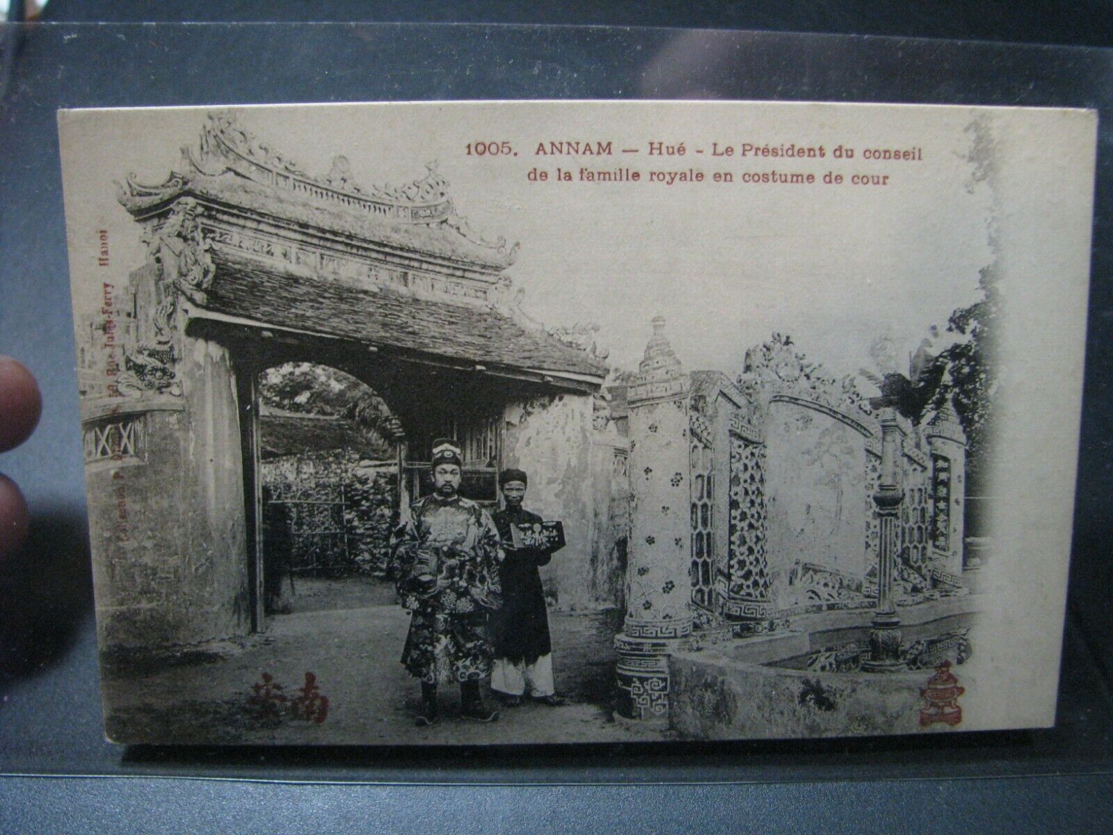 Postcard French Indochina Vietnam Annam President of the Royal Family ...