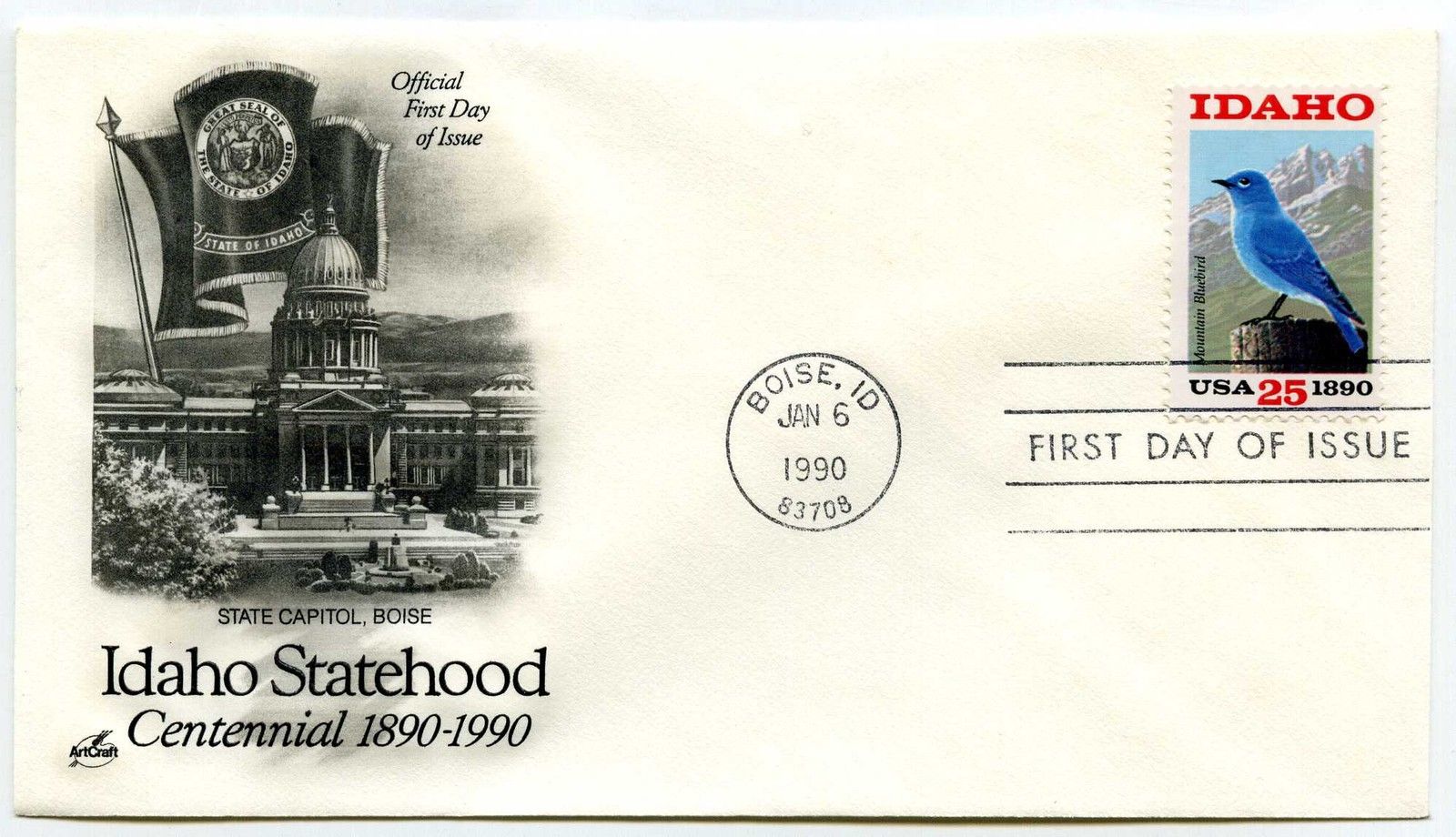 2439 Idaho Statehood ArtCraft, FDC | United States, General Issue Stamp ...