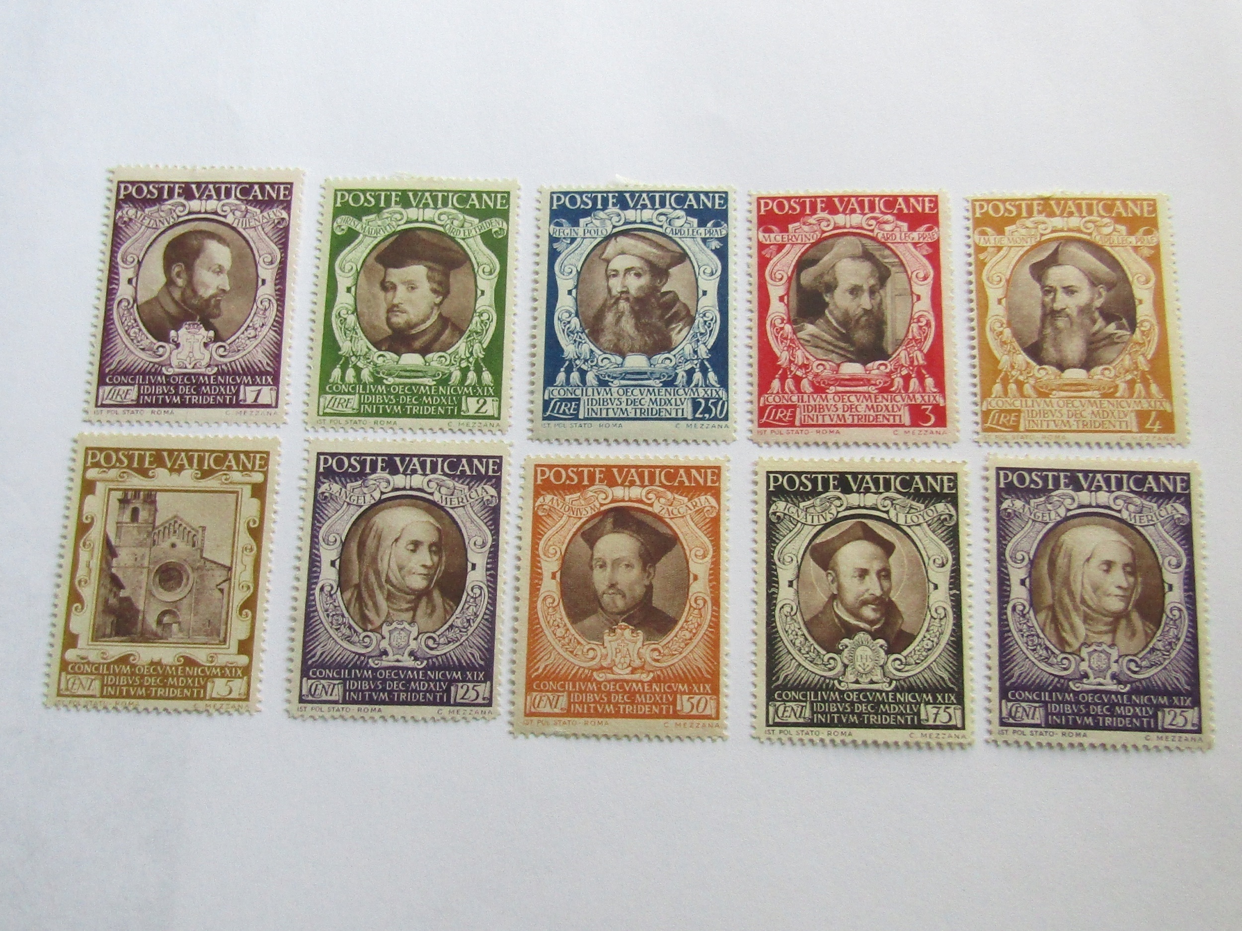 Vatican City Stamps, Set of 10 Stamps, Mix-Condition 1946, | Europe ...