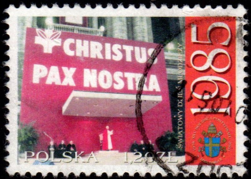Poland - 1985 Charity Seal (Christian Slogan) | Europe - Poland, Stamp ...