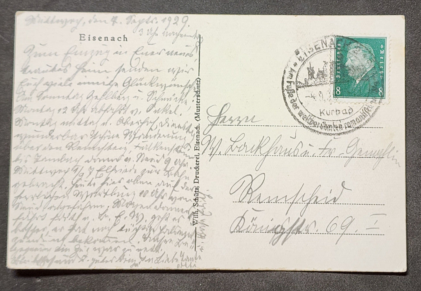 WW1 WWII Imperial German Deutsche Reich Photo Postcard Wartburg Sud ...