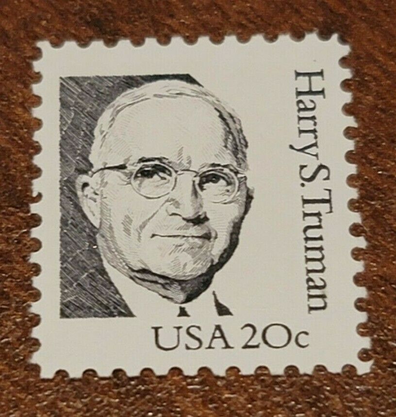 Scott#: 1862 - Great Americans: Harry S. Truman Single Stamp MNH OG ...