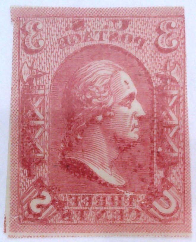 Scott #79-E8a - 3c Carmine - Loewenberg Decalcomania - Essay | United ...