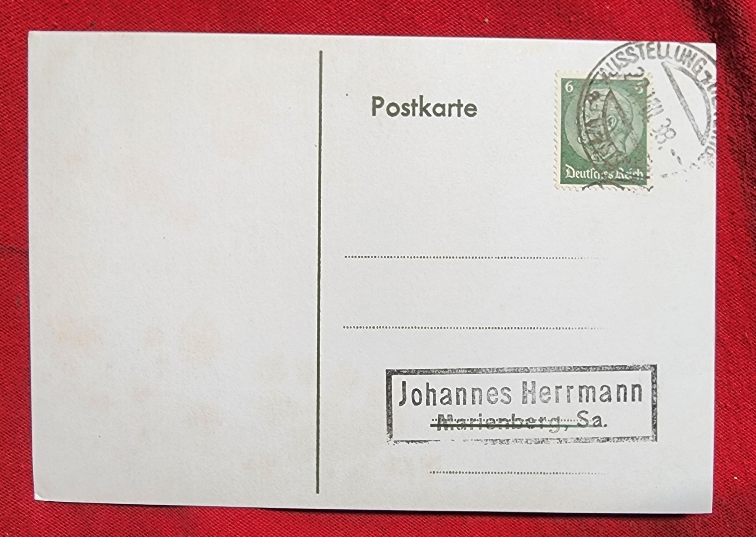 Nazi Germany Propaganda postcard DRK Red Cross eagle Third Reich WWII ...