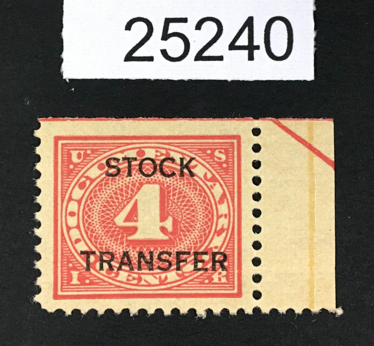 US Stamps # RD3 Stock Transfer Documentary Revenue Mint OG NH LOT ...