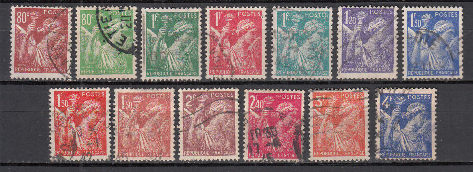 France - 1939/1944 Iris Sc# 375/387 (8064) | Europe - France & Colonies ...