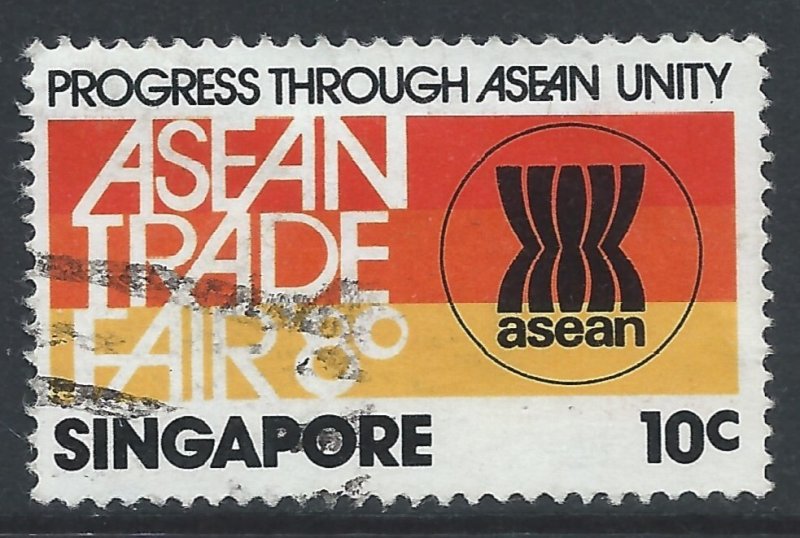Singapore 1980 - 10c ASEAN - SG389 used | Asia - Singapore, General ...