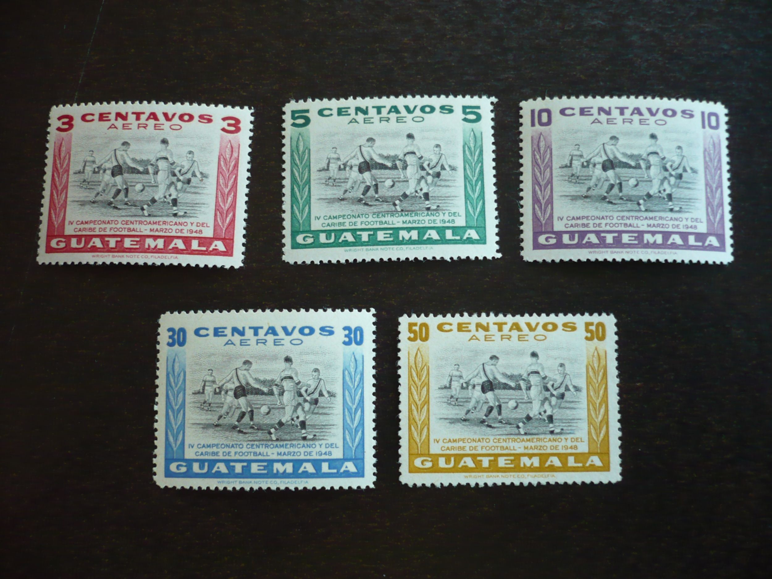 Stamps - Guatemala - Scott# C158-C162 - Mint Hinged Set of 5 Stamps ...