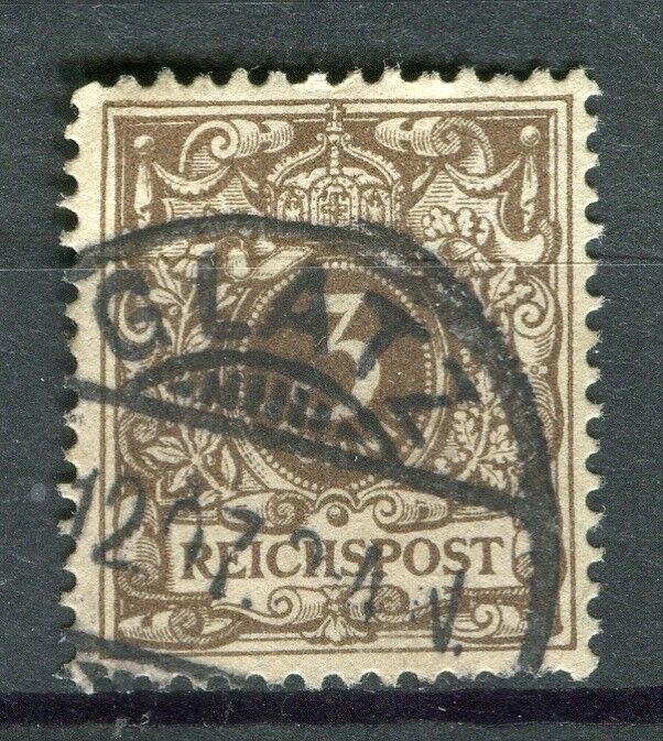 GERMANY; 1889 early Reichspost issue used Shade of 3pf. value ...