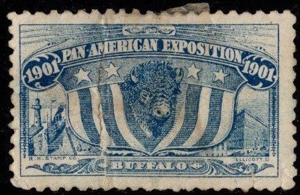 1901 US Poster Stamp Pan American Exposition Buffalo (R.M. Stamp Co ...