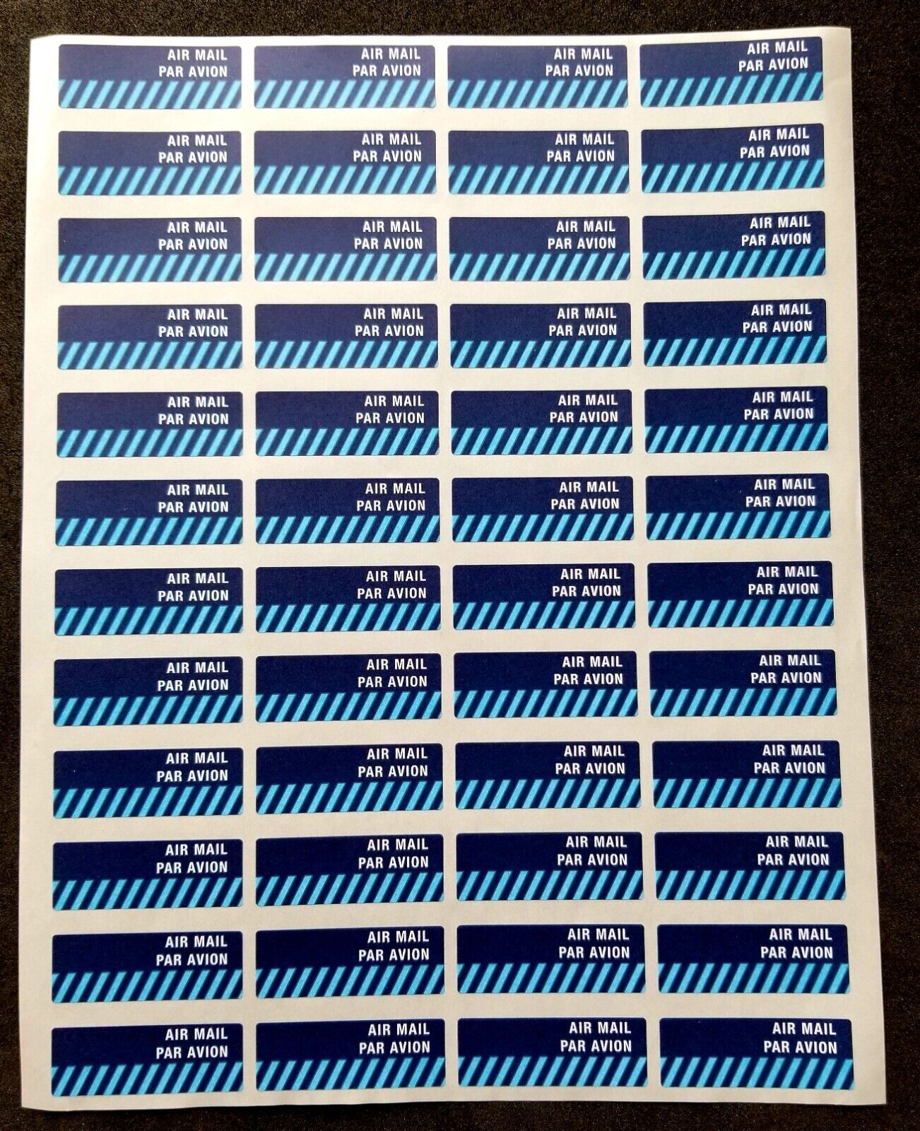 *FREE SHIP Singapore Post Airmail Sticker (sheetlet) MNH Postal Par ...